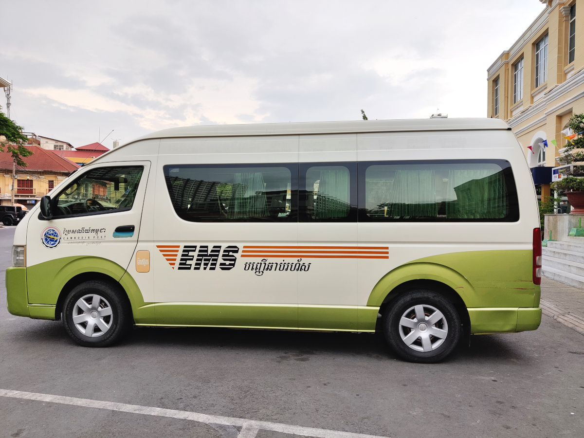 Travelling In A Cambodian Post Van - Challenge Fifty Two