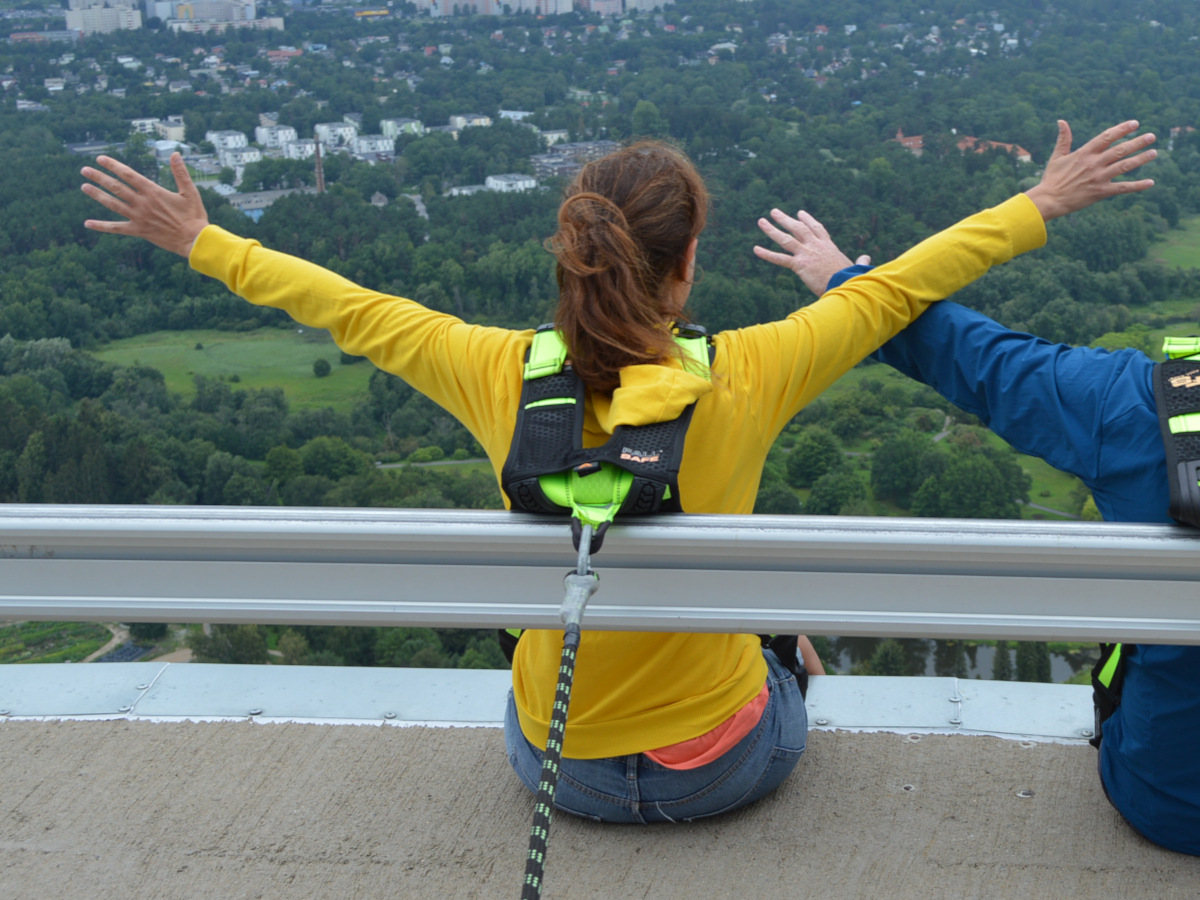 Walked On The Edge Of The Tallinn TV Tower - Challenge Fifty Two